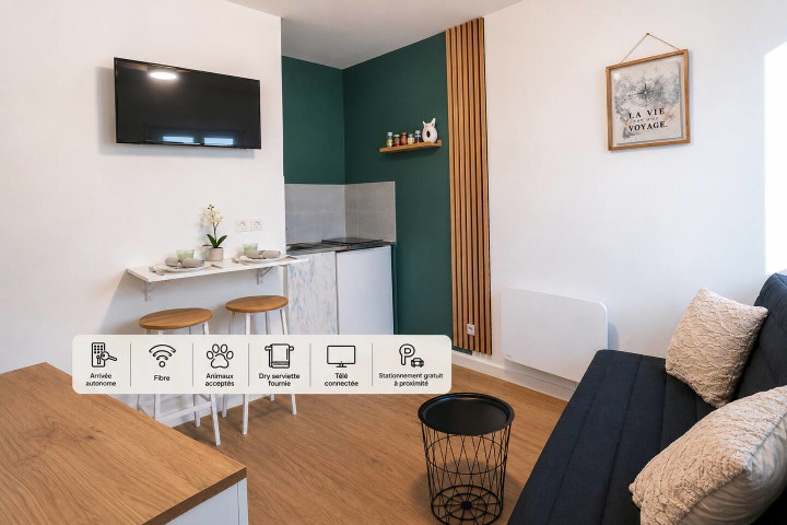 S1 Studio Chaleureux Fonctionnel Proche Gare.fibre - Cournon-d'Auvergne