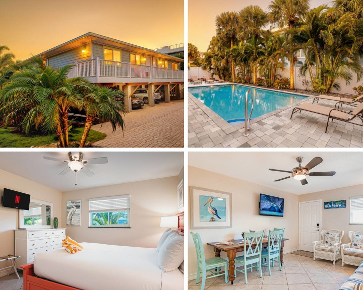 Foxtail Palm: *Luxe Pool Oasis *Steps From Beach - Holmes Beach, FL