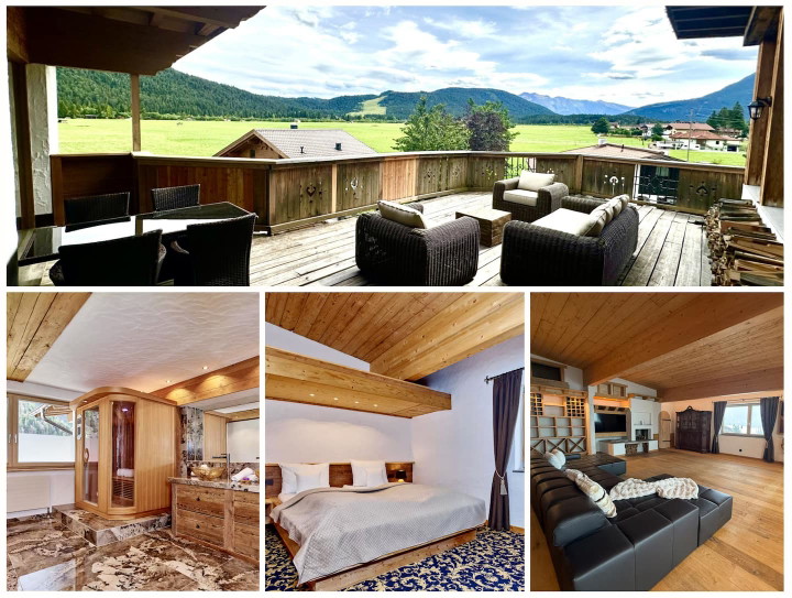 Penthouse Edelweiss Mountain View Rooftop Terrace - Zugspitze