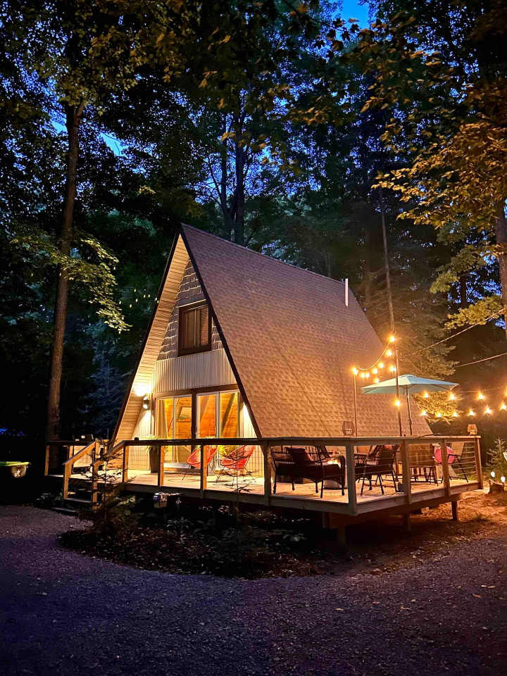 Mcm A-frame | Hot Tub | Lake | Nature | Hike - Michigan