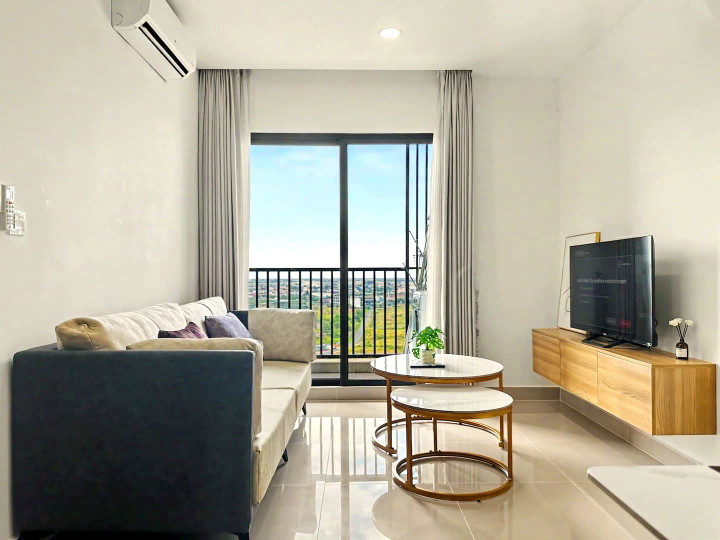 Charming 23floor Apt King Bed + Private Pool & Gym - Phnom Penh