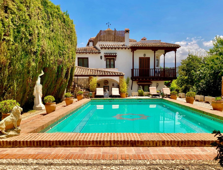 Luxury Mansion With Alhambra Views And Pool - Granada