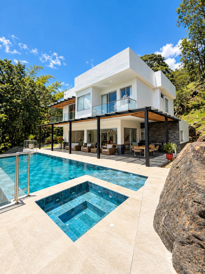Villa Roca: Piscina, Jacuzzi, Bbq Y Vista Ciudad - Copacabana