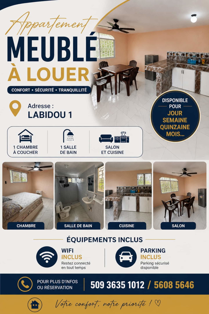 Appartement Meublé - Haïti