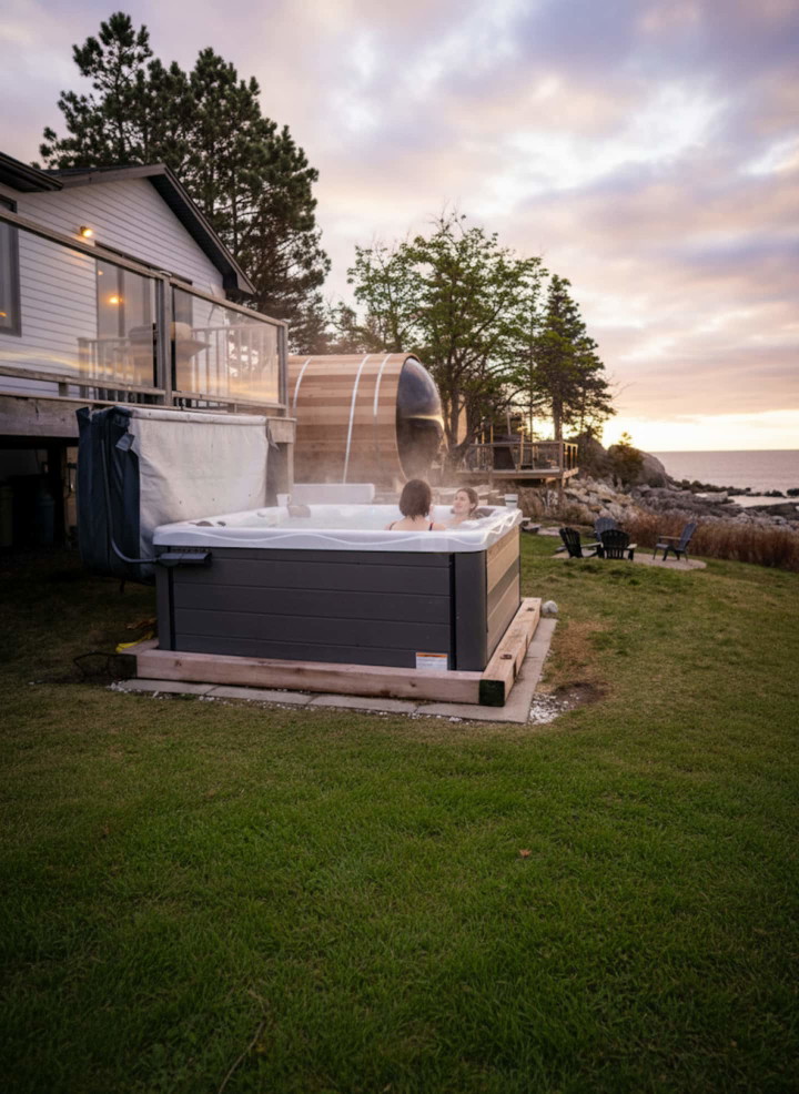 Cosy Oceanfront Cottage- Hot Tub And Sauna - Liverpool, NS, Canada