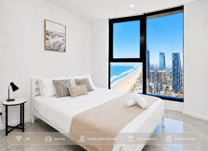 Level 40 Beachside Modern 1br @ The Ocean Building - South Stradbroke Island