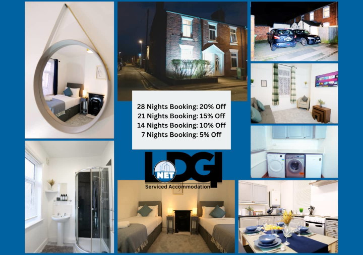 Town Centre House With Parking, Wi-fi - Stafford