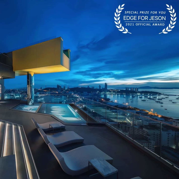 Edge Pattaya | Infinity Pool | Internet-famous Apartment | Cozy | Xiaohongshu Recommendation | Chinese-speaking Host | Special Offer! - Pattaya