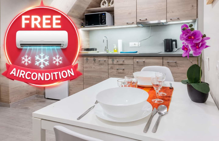 Modern Studio + Free Ac - Budapest