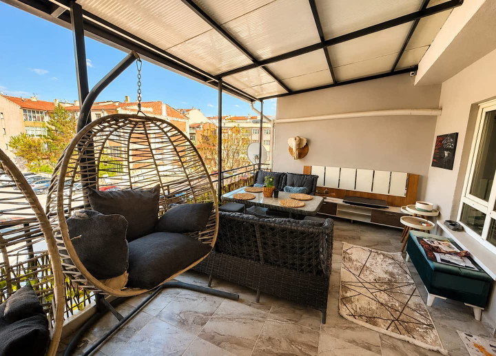 Terrace Enjoyment In The Heart Of The City. Central Location. - Eskişehir