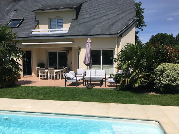Proche Rennes, Maison Avec Piscine Chauffée - Le Verger