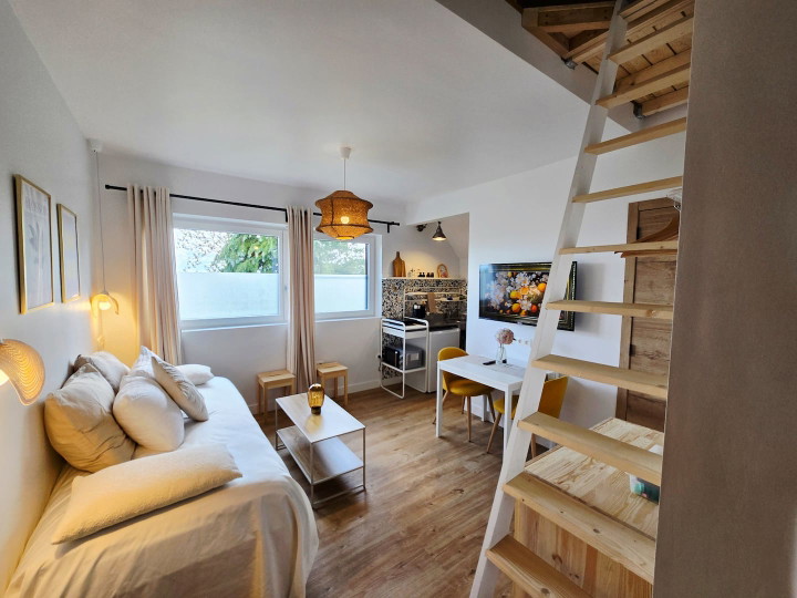 Vue Vallée - Charmant Studio Avec Mezzanine - Esneux