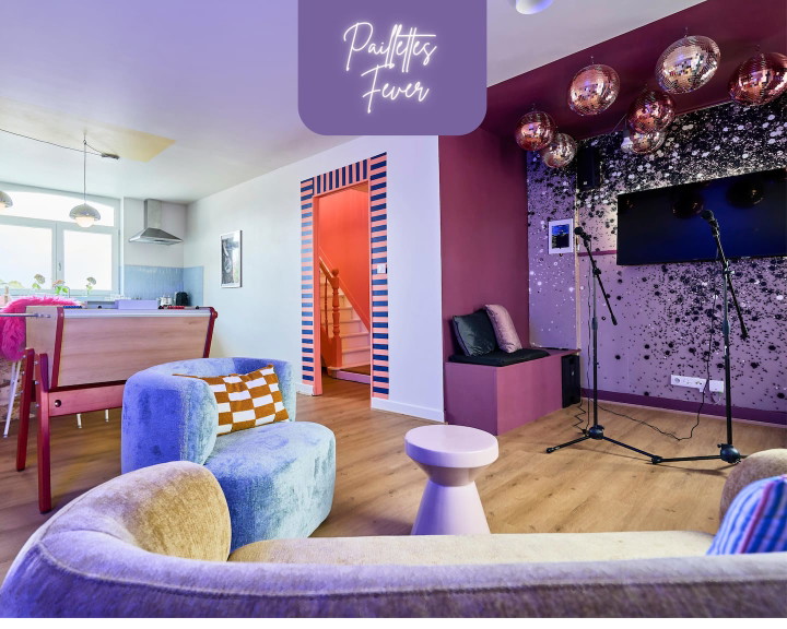 Paillettes Fever : Maison Avec Karaoké, 3 Chambres - Lille