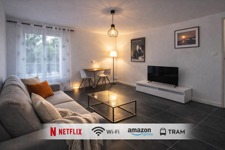 2 Pièces 53m², Parking Numéroté Privé En Résidence - Mulhouse