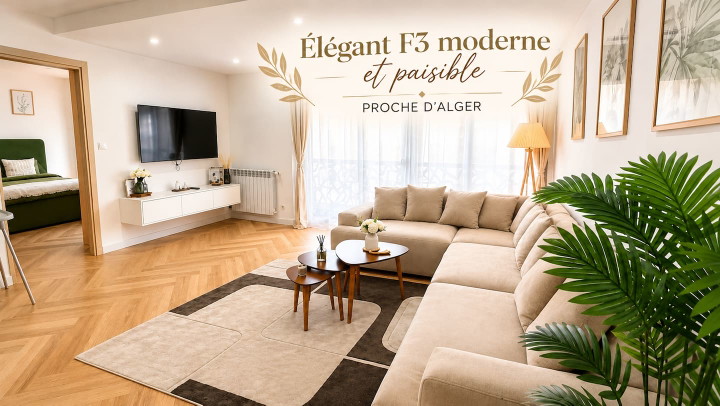 ÉLégant F3 Moderne Et Paisible - Algeria