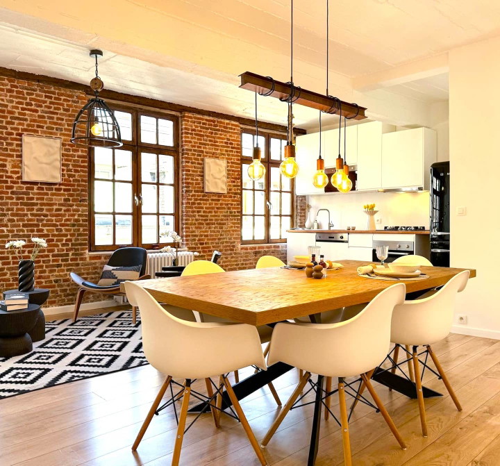 Stylish 3-bedroom Brickwall Apartment Grand Place - Brüssel Region