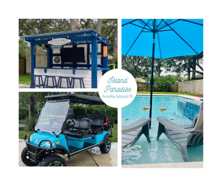 Pool & Spa-4 Min. To Beach-bikes-arcade-golf Cart - Fernandina Beach, FL