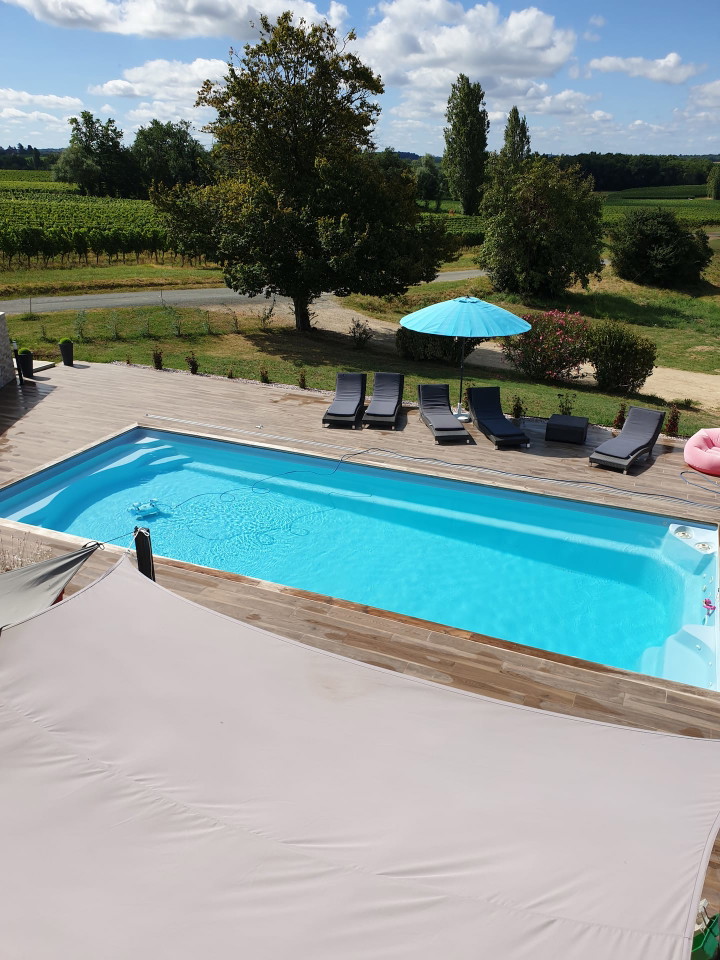 Gîte Au Calme Au Milieu Des Vignes Avec Piscine - Nouvelle-Aquitaine