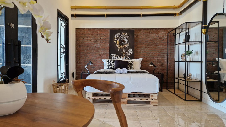 Studio Sur Le Toit Avec Tuyaux Bizarres + Cuisine Privée - Bali