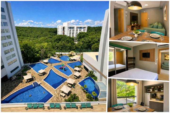 Park Veredas | Cosy Flat + Access To The River - Rio Quente