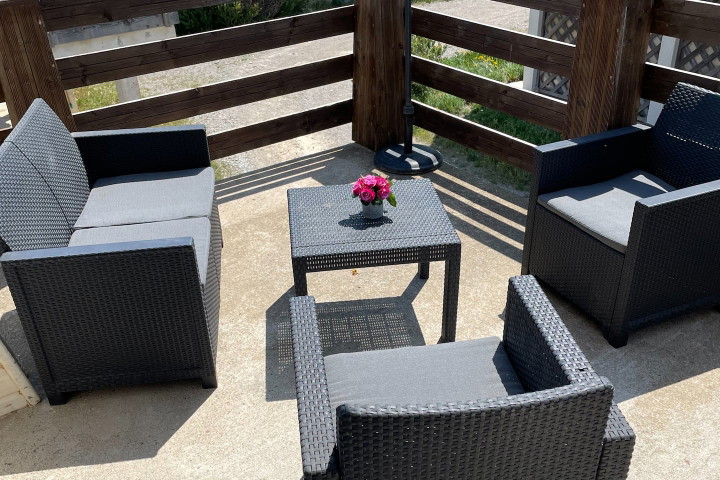 Chalet 4/6 Couchages-terrasse Vue Mer-proche Plage - Gruissan