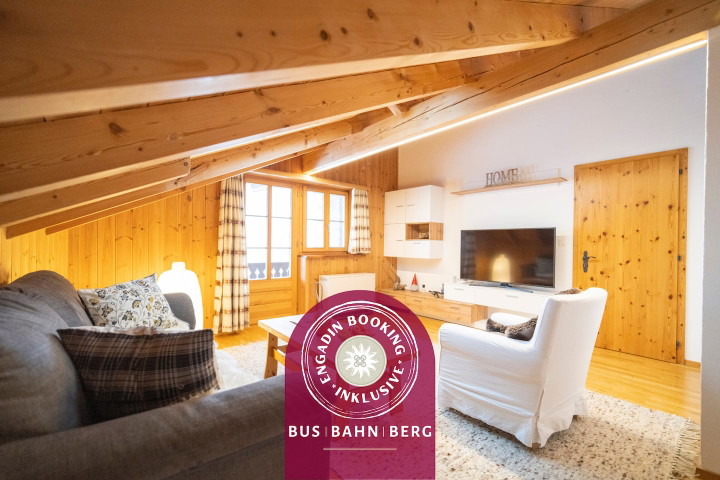 Chasa Sur Chafarrer: Lovely 2.5 Attic Apartment In - Scuol