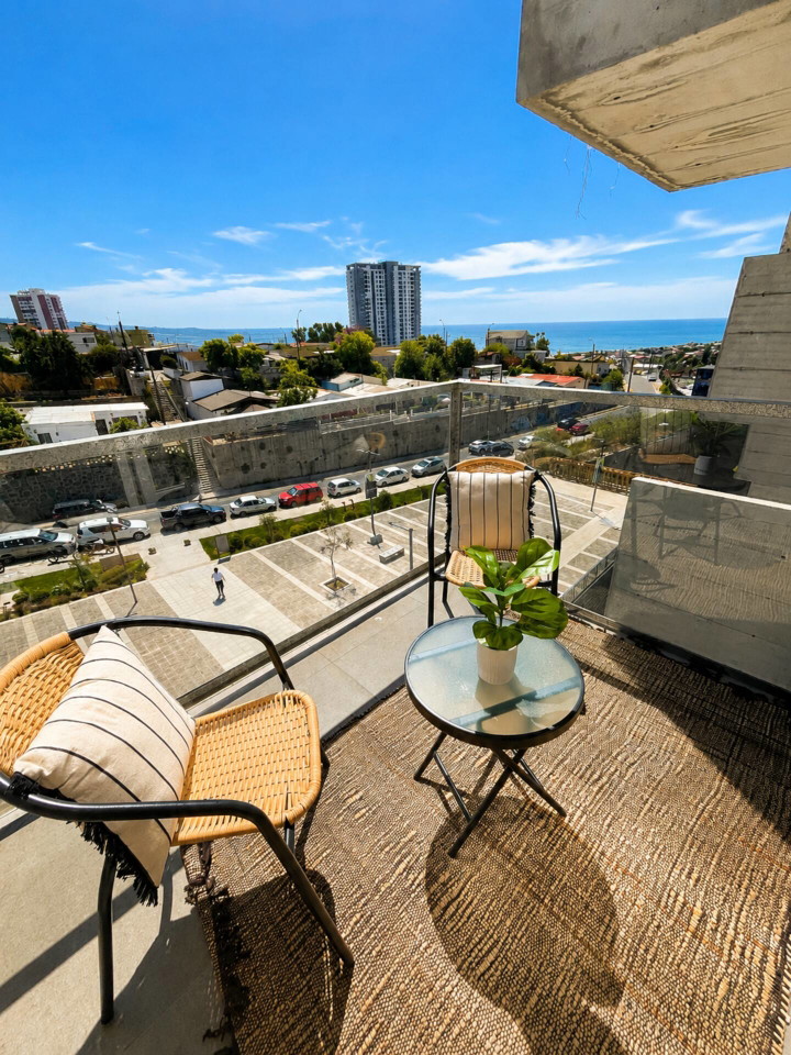 1206-casanat/moderno, Vista Al Mar Y Parking - Valparaíso