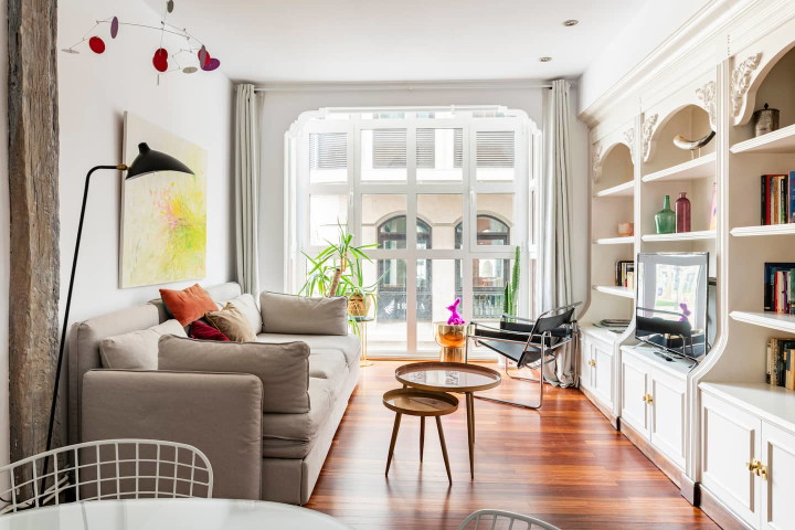Appartement Avec Balcon Dans La Vieille Ville Près De La Cathédrale Et De La Rivière - Bilbao