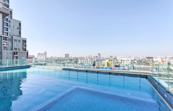 33. Appartement D'une Chambre à 100 Mètres De La Station Bts, Avec Wi-fi 500 Mbit/s Et Piscine à Débordement, à Proximité Du Centre Commercial Siam - Bangkok