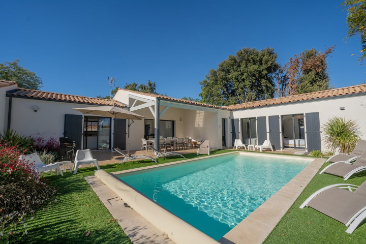 Spacious Luxury Villa With Pool  Walk To Beach  Ideal For Families Or Friends - Saint-Palais-sur-Mer