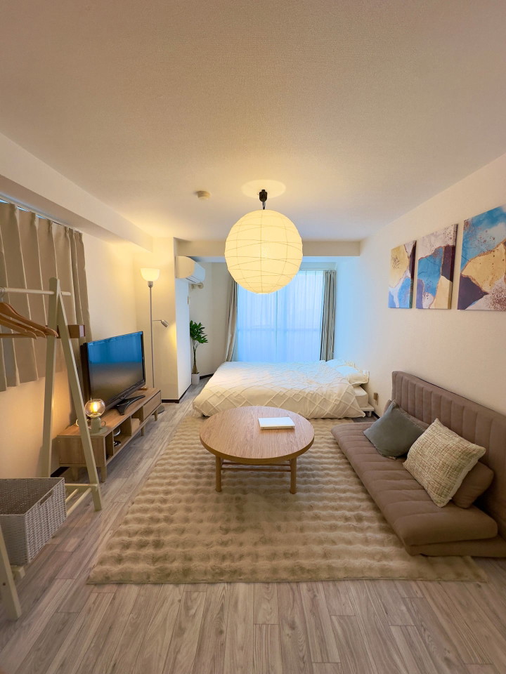 Natural Tokyo Stay|5 Min To Tabata! Stylish And Relaxing Space, Double Bed, Sofa. - Ueno