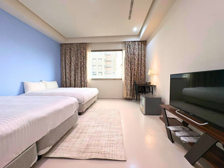 Mrt Family Suite | 2 Double Beds, Steps To Food - Taipei