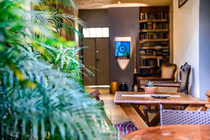 ÍTaca: Minimaliste Avec Bibliothèque Et Jardin - Cuba
