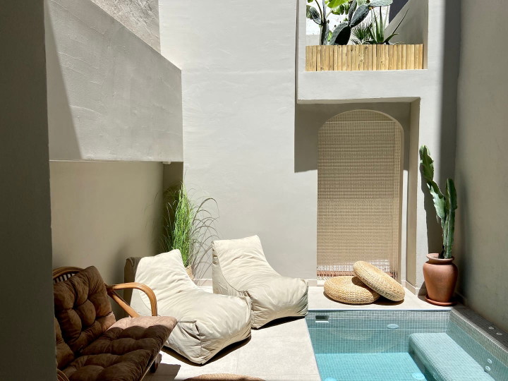 House With Backyard Jacuzzi-pool/center Of Rhodes - Rhodes