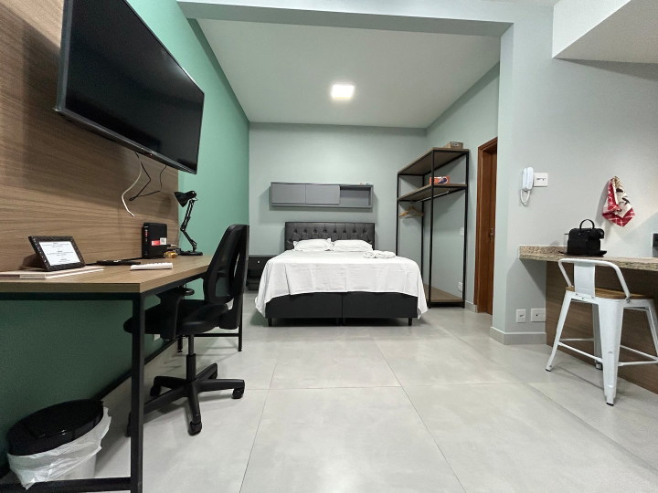 Studio 09 | Parking Space + 300 Mb Wi-fi - Araraquara