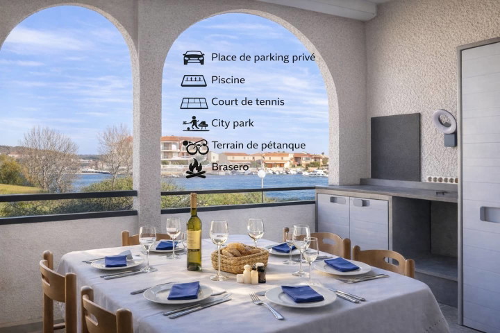 Bohème Chic Vue Marina  Piscine Et Parking Privé - Pyrénées-Orientales