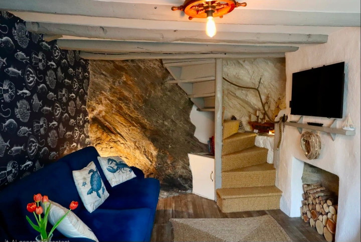Cliff Face In Living Room! Beach 1 Min. Looe - Looe