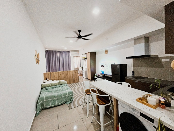 Rumah Adam | Studio | Shah Alam | 4 Pax | 65-inch Tv | Wi-fi | Family - Klang
