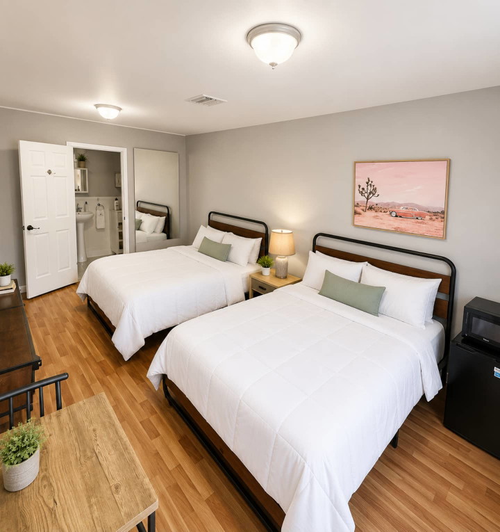 Studio With Private Entrance, 2 Queen Beds & Bath - Miami