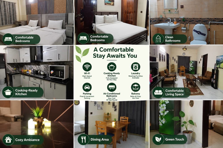 Cinquehomes® 3bed Serviced Appartment For Families - Karāchi