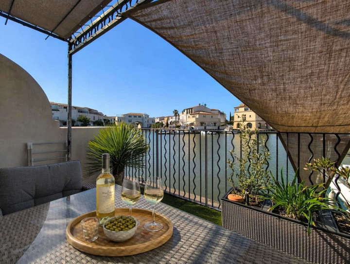 Marina 6 People Aigues-mortes Terrace Air Conditioning View - Le Grau-du-Roi