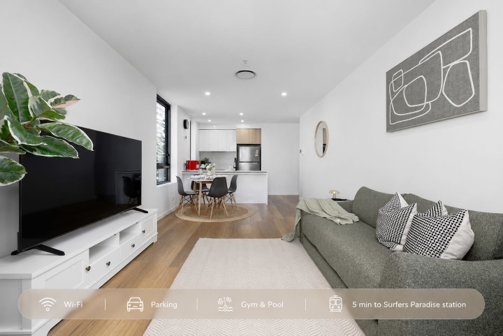 Prime Loc! 1br Apt With Parking Heart Of Surfers - Gold Coast