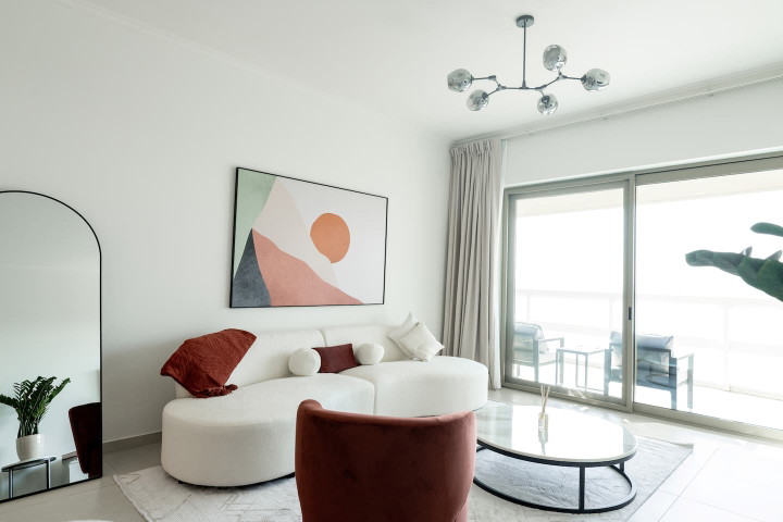 Elegant Cosy Stay - Free Beach Access For 3 Guests - Abu Dhabi