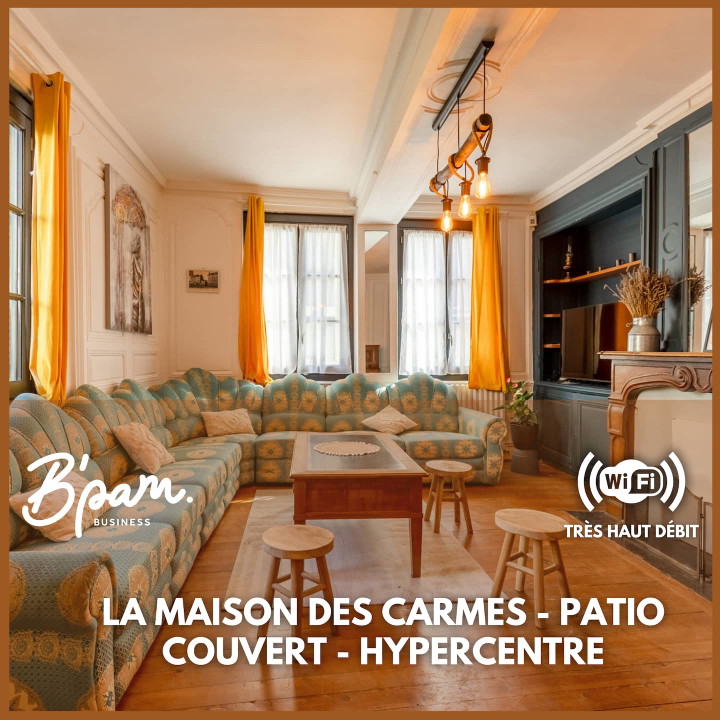 La Maison Des Carmes - Patio Couvert - Hypercentre - Pont-Audemer