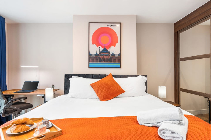 Central Brighton 1bed Sea View Apartment, Sleeps 4 - Brighton