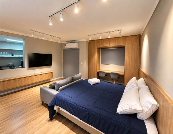 Studio 40m² Campolim | Piscina Rooftop | Vaga - Sorocaba