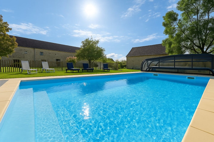Pomme D'happy : Cottage Avec Piscine - France
