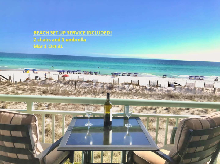 Lovely Beach-front Condo With Free Beach Setup. - Fort Walton Beach, FL