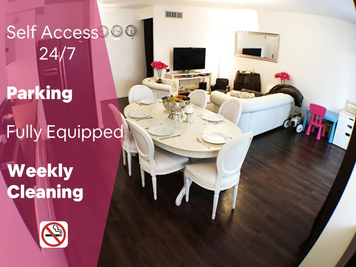 Apart Near Airport, Palexpo, Un, Who, Icrc, Ilo, Cern, Arena / 3 Beds - 2 Baths - Geneva