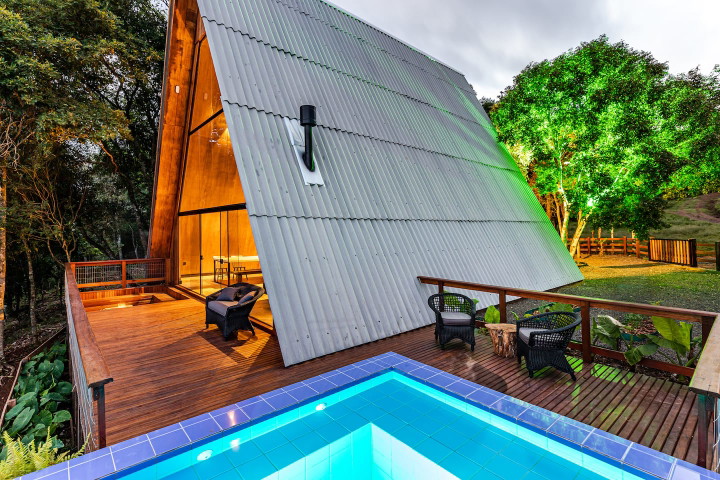 Sítio Feil A2 · A-frame Com Piscina · 17 Hectares - Lajeado